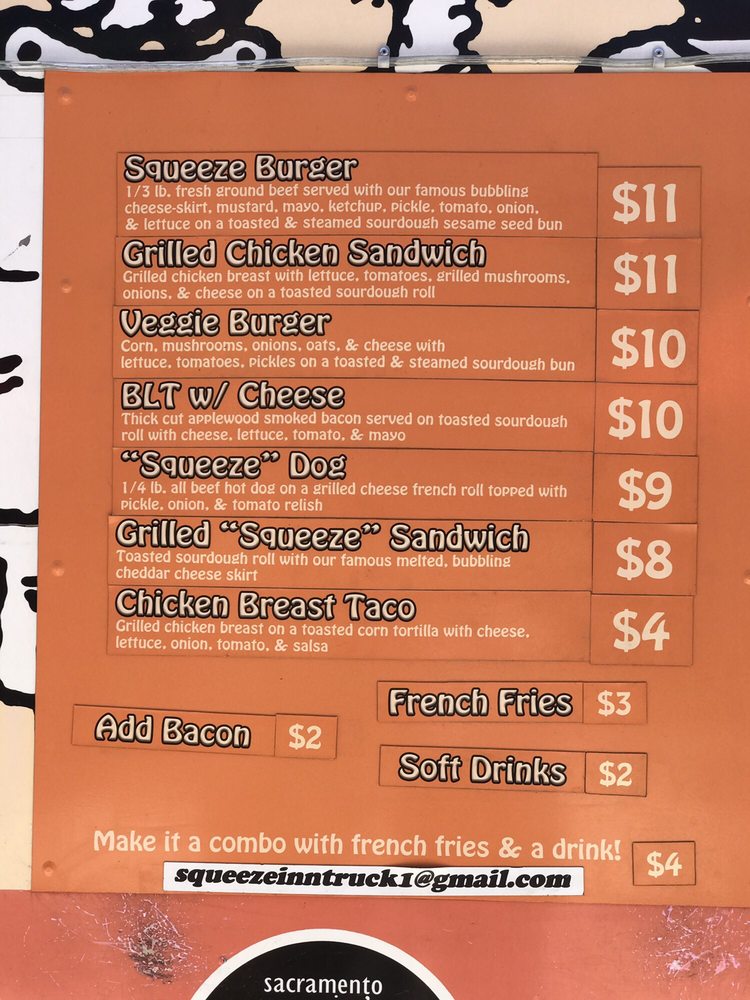 SQUEEZE INN FOOD TRUCK - 19 Photos - 2000 Evergreen St, Sacramento ...