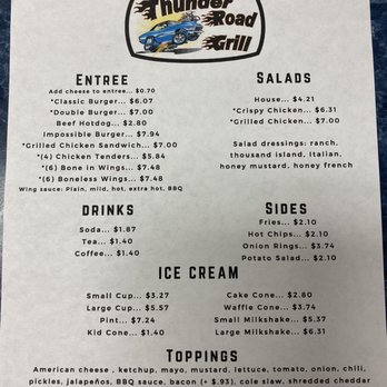 THUNDER ROAD GRILL - Updated July 2024 - 30 Photos & 17 Reviews - 11141 Old US Hwy 52, Winston ...