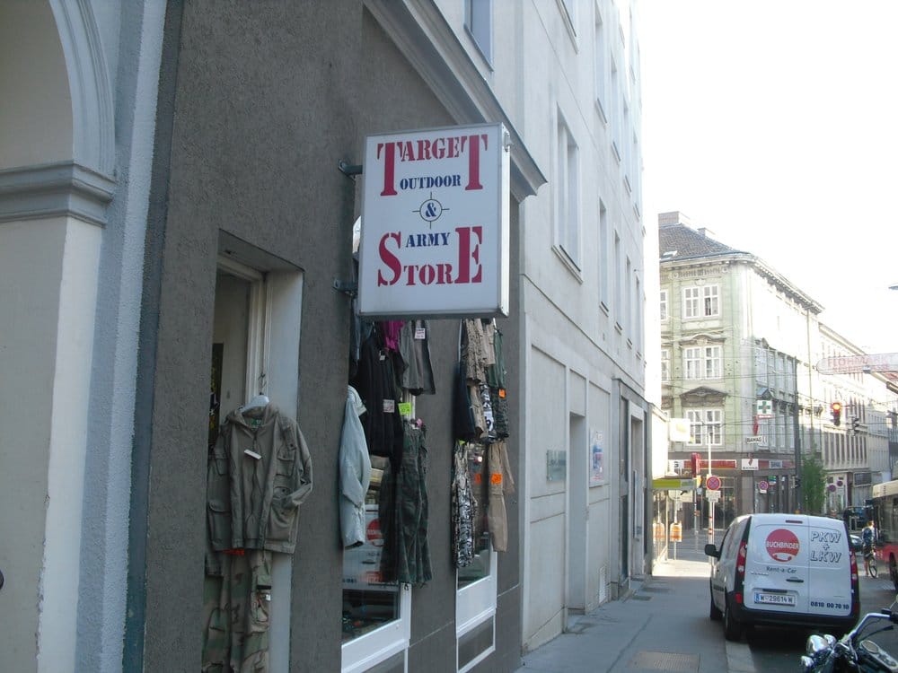 TARGET OUTDOOR & ARMY STORE - Updated April 2026 - Strozzigasse 4, Wien ...