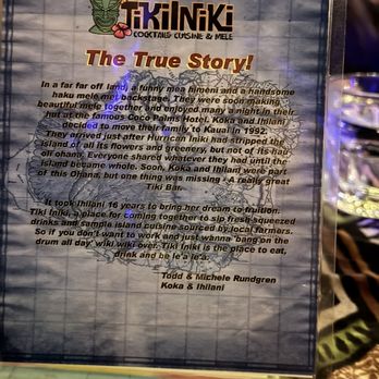 TIKI INIKI - Updated October 2024 - 909 Photos & 1187 Reviews - 5-4280 ...