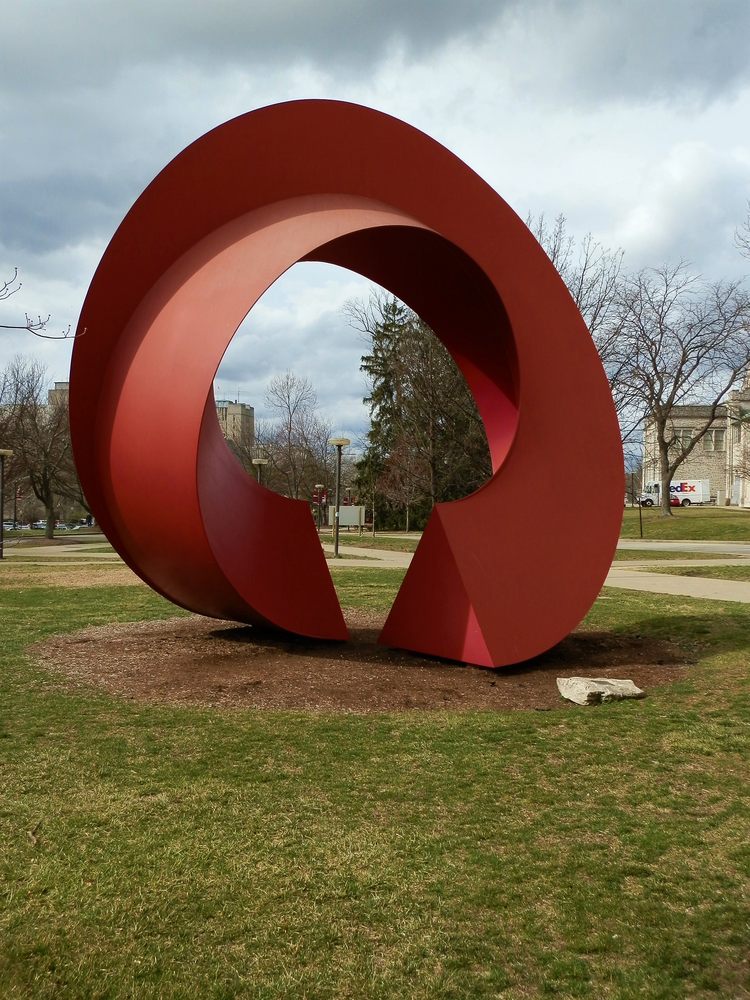 INDIANA ARC SCULPTURE - 1133 E 7th St, Bloomington, Indiana - Public ...