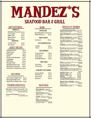 MANDEZ’S SEAFOOD BAR & GRILL - YOUNGSVILLE - Updated September 2025 ...