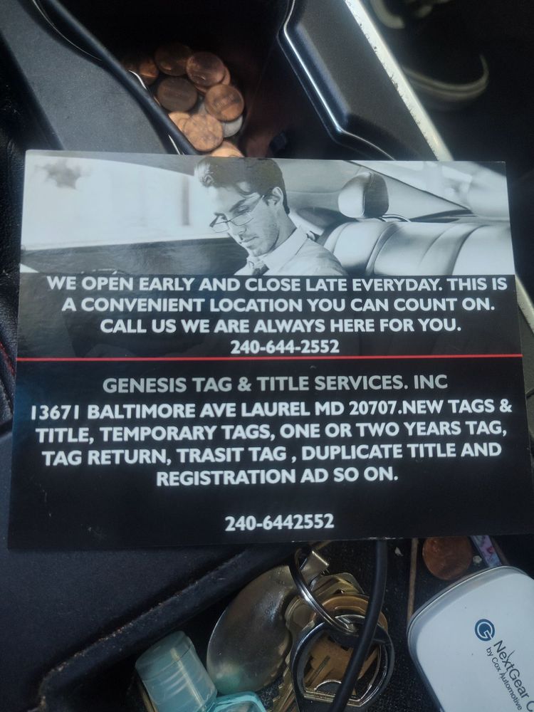 GENESIS TAG AND TITLE - Updated June 2025 - Request Information - 13671 ...