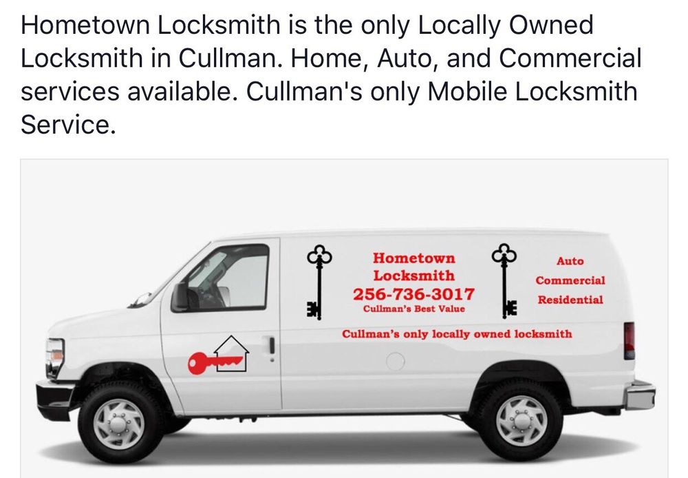 HOMETOWN LOCKSMITH - Updated October 2025 - Cullman, Alabama - Keys ...