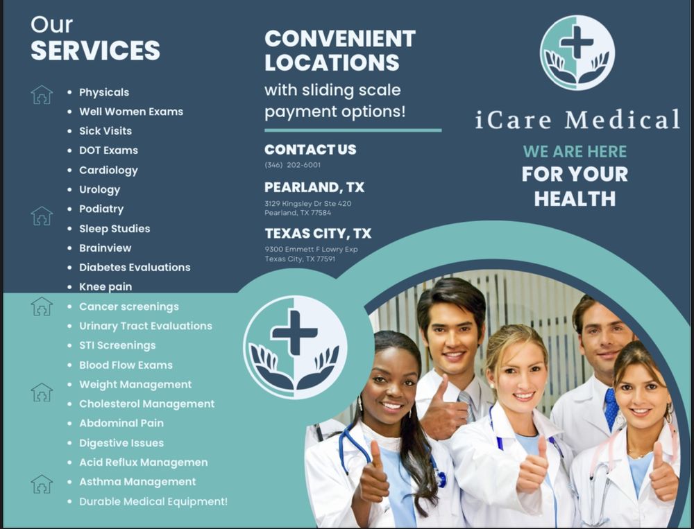 ICARE MEDICAL - Updated October 2025 - 3129 Kingsley Dr, Pearland ...