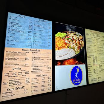 El rey menu store