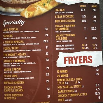 LUCA PIZZA - Updated December 2025 - 16 Photos & 11 Reviews - 200 ...