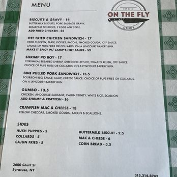 ON THE FLY DINER - Updated August 2024 - 31 Photos - 3600 Court St ...