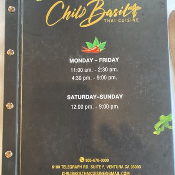CHILI BASIL THAI CUISINE - Updated July 2024 - 252 Photos & 119 Reviews ...