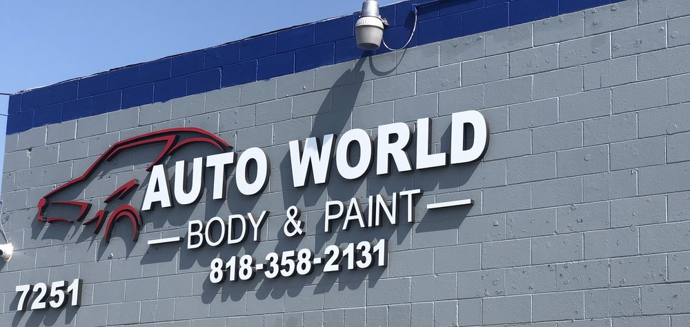 AUTO WORLD BODY & PAINT - 7251 Varna Ave, Los Angeles, California ...