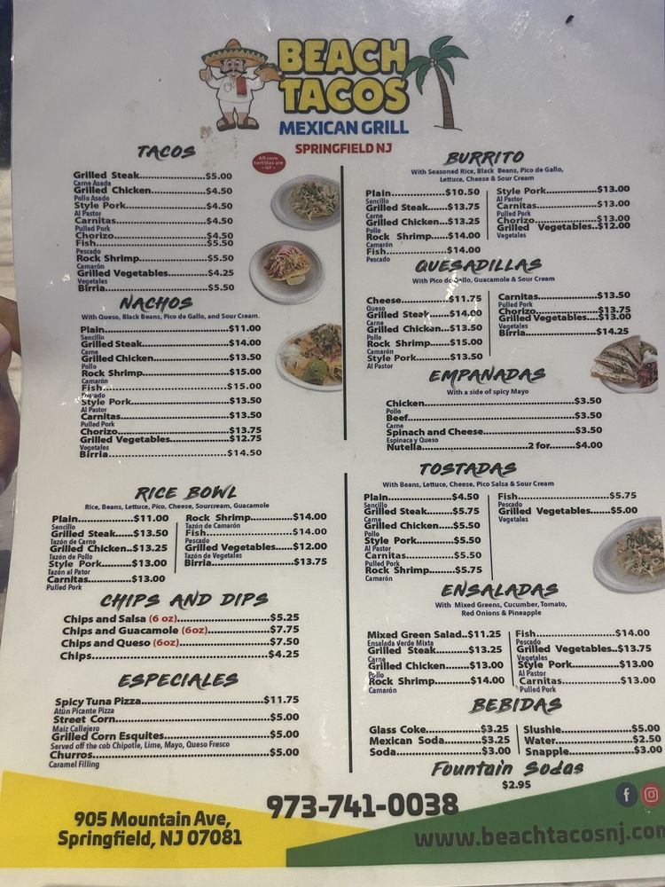 BEACH TACOS MEXICAN GRILL - Updated September 2024 - 905 Mountain Ave ...