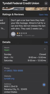 TYNDALL FEDERAL CREDIT UNION - Updated December 2025 - 11 Photos & 57 ...