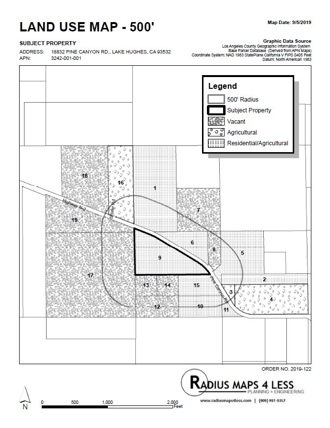 RADIUS MAPS 4 LESS - Updated September 2025 - 1233 Oak St, Upland ...