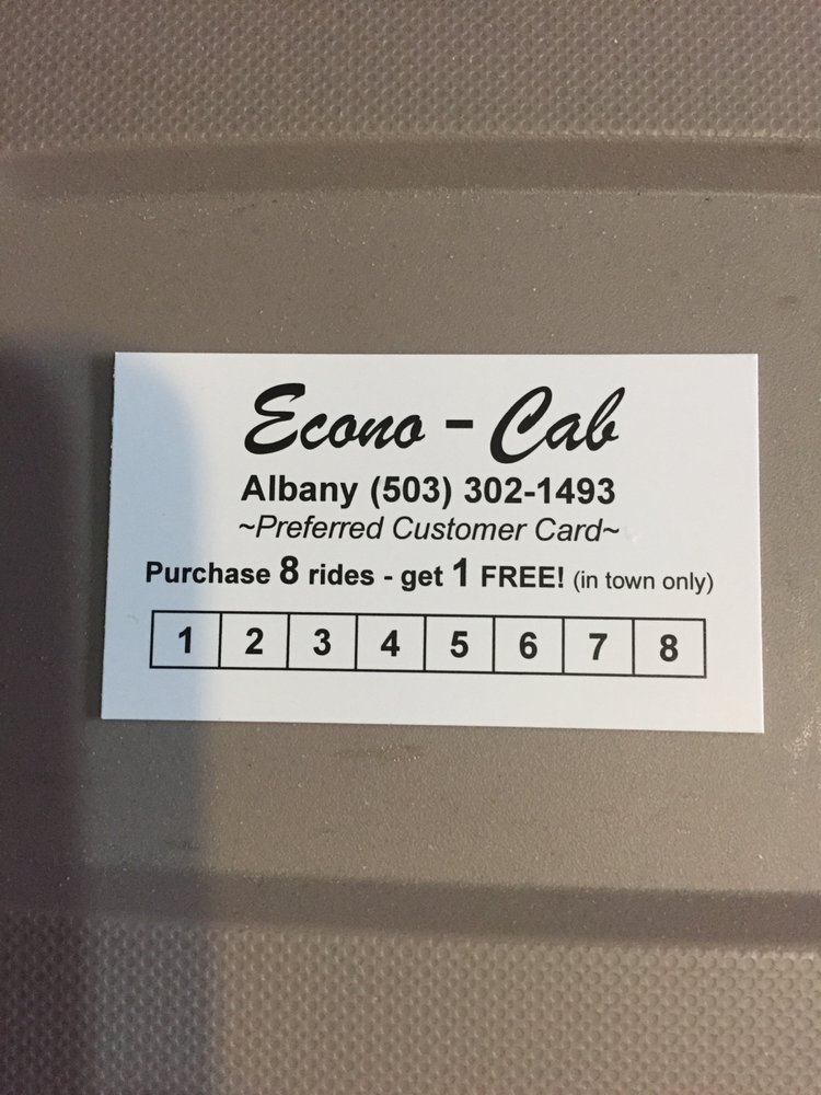 ECONO-CAB TAXI - Updated March 2025 - Albany, Oregon - Taxis - Phone ...