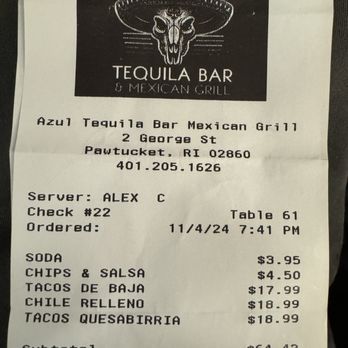 AZUL TEQUILA BAR & MEXICAN GRILL - Updated December 2025 - 34 Photos ...