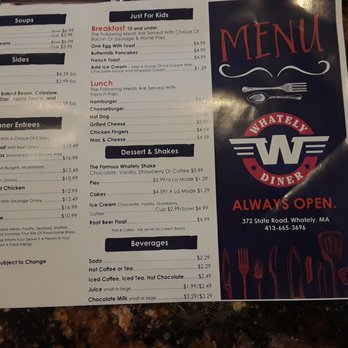 WHATELY DINER - Updated December 2025 - 118 Photos & 183 Reviews - 372 ...