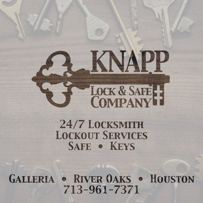 KNAPP LOCK & SAFE - Updated October 2025 - Houston, Texas - Keys ...