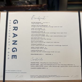 GRANGE RESTAURANT & BAR - Updated November 2025 - 1604 Photos & 1235 ...