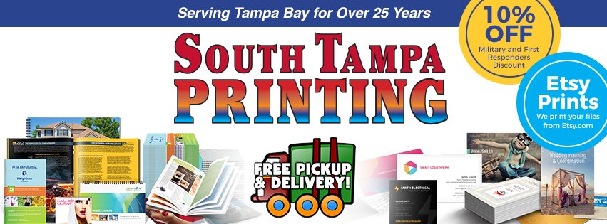 SOUTH TAMPA PRINTING - Updated December 2025 - 3818 Britton Plz, Tampa ...