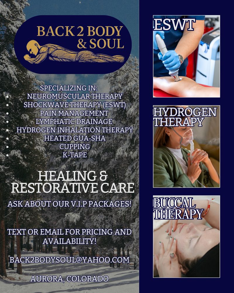 BACK 2 BODY & SOUL - Updated January 2026 - Request an Appointment ...