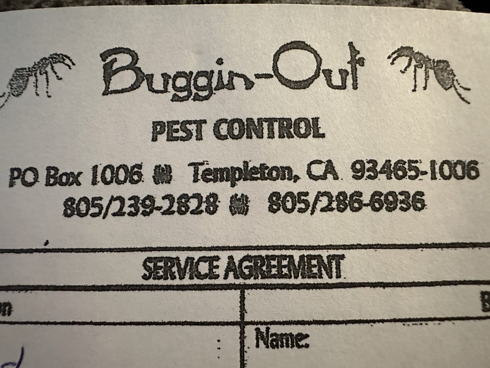 BUGGIN OUT PEST CONTROL - Updated November 2025 - 10 Reviews - Paso ...
