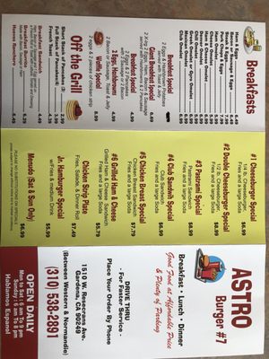 ASTRO BURGERS NO 7 - Updated May 2024 - 14 Photos & 61 Reviews - 1510 W ...