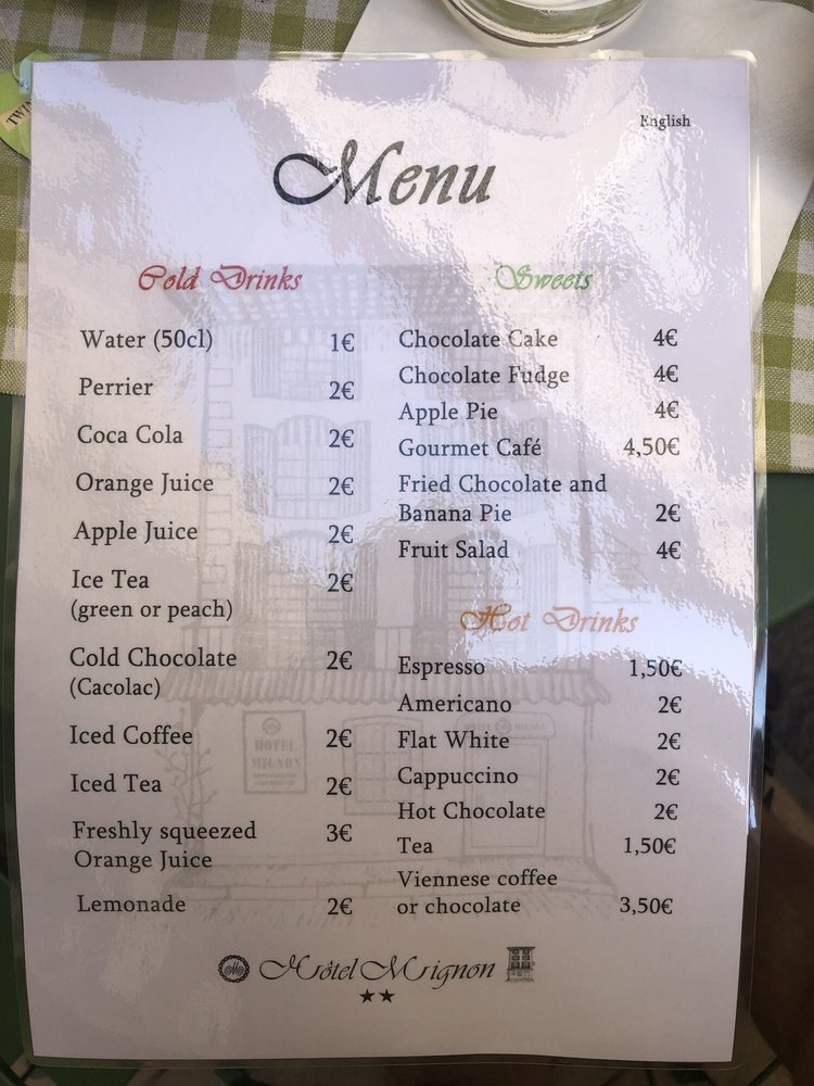 CAFÉ MIGNON - Updated June 2024 - 8 rue Joseph Vernet, Avignon ...