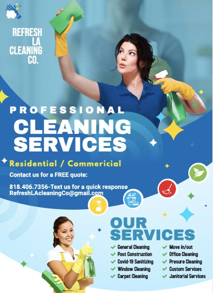 REFRESH CLEANING CO - Request a Quote - Los Angeles, California - Home ...