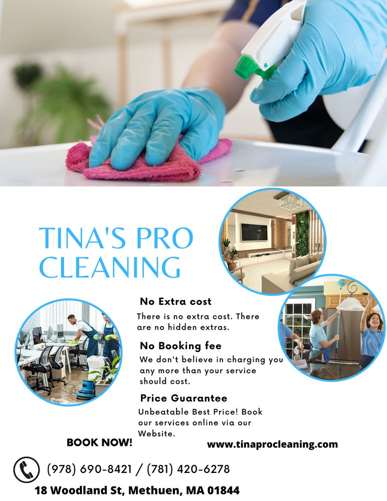 TINA’S PRO CLEANING - Request a Quote - 18 Woodland St, Methuen, Massachusetts - Home Cleaning ...