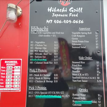 OYA HIBACHI - Updated October 2025 - 605 1st St W, Polson, Montana ...