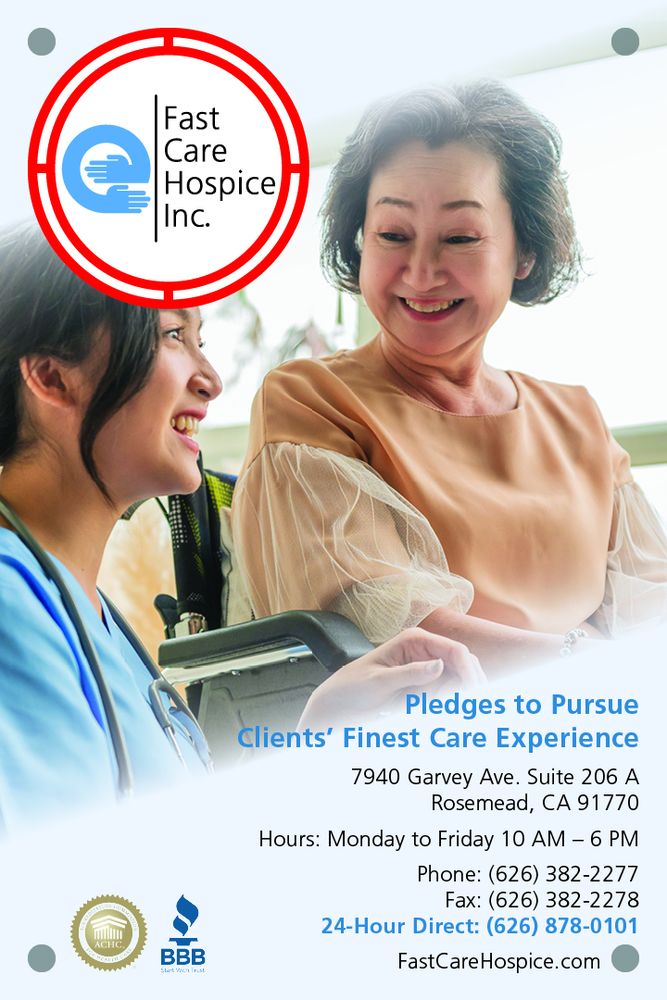 FAST CARE HOSPICE - Updated September 2025 - 7940 Garvey Ave, Rosemead ...