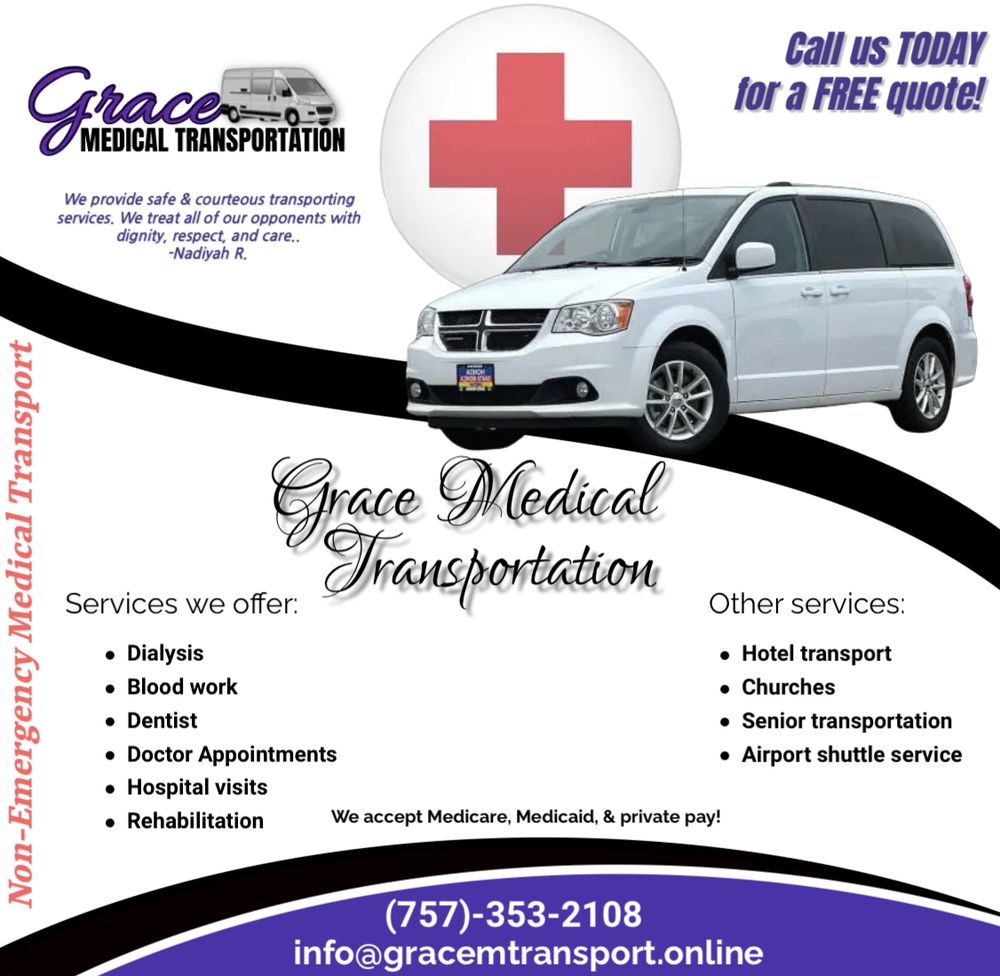 GRACE MEDICAL TRANSPORTATION - Updated July 2025 - Newport News ...