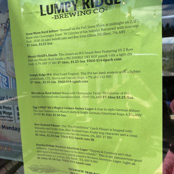 LUMPY RIDGE BREWING COMPANY - Updated June 2024 - 67 Photos & 89 ...