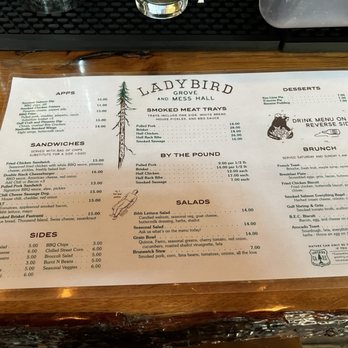 LADYBIRD GROVE & MESS HALL - New American Restaurant at 684 John Wesley ...