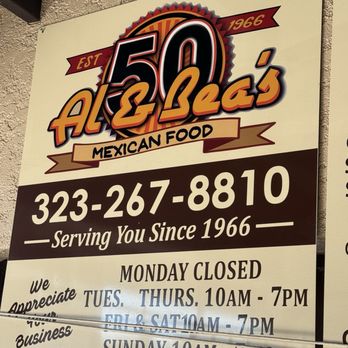 AL & BEA’S MEXICAN FOOD - Updated July 2024 - 786 Photos & 1036 Reviews ...