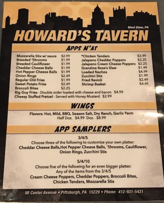 HOWARD’S TAVERN - Updated December 2025 - 98 Center Ave, Pittsburgh ...