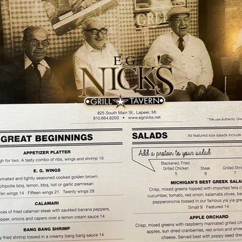 E.G. NICK’S GRILL & TAVERN - Updated December 2025 - 76 Photos & 128 ...