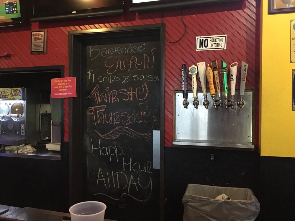 FUZZYS | 2001-2157 N Industrial Blvd, Bedford, Texas - American (New ...