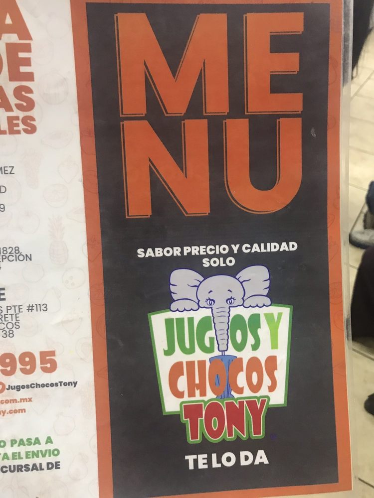 JUGOS Y CHOCOS TONY - 16 Photos - Avenida Aguascalientes Poniente 113 ...