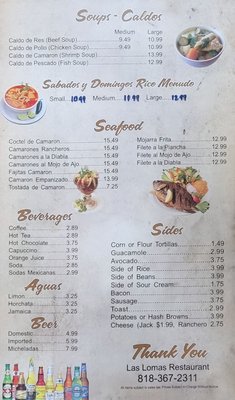 LAS LOMAS RESTAURANT - Updated December 2025 - 139 Photos & 160 Reviews ...