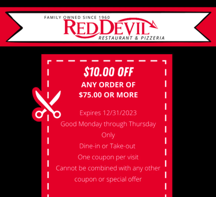 RED DEVIL ITALIAN RESTAURANT & PIZZERIA - Updated August 2024 - 427 ...