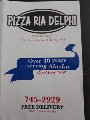PIZZARIA DELPHI - 64 Reviews & 36 Photos - 103 Arctic St, Palmer ...