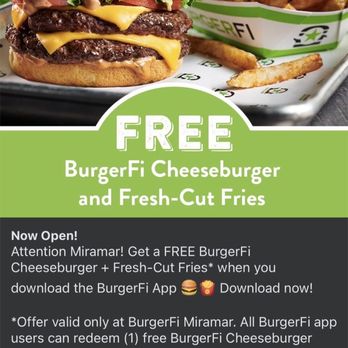 Burgerfi promo code store