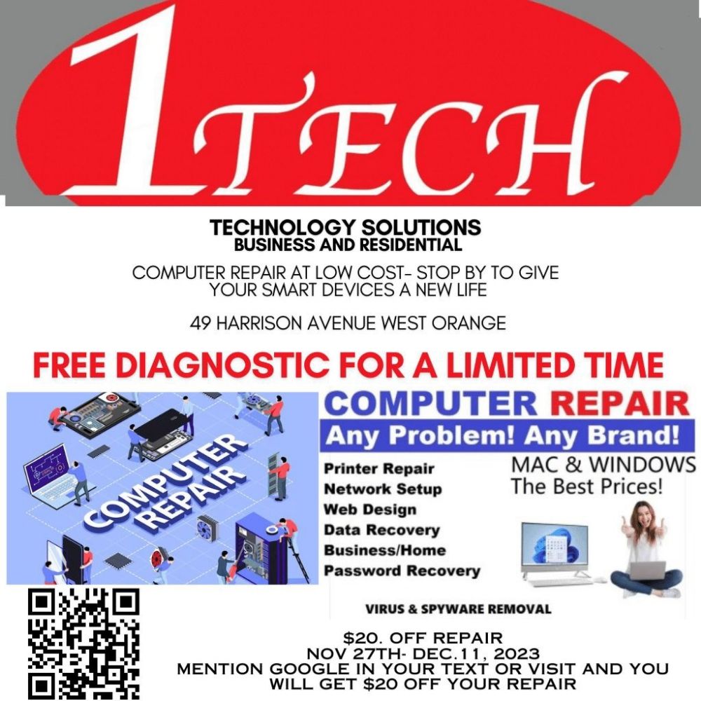 1TECH TECHNOLOGY SOLUTIONS - Updated June 2024 - 49 Harrison Ave, West Orange, New Jersey - IT ...