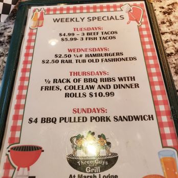 THREE GUYS AND A GRILL - Updated December 2025 - 41 Photos & 39 Reviews ...