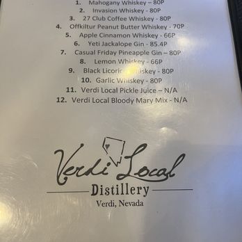 VERDI LOCAL DISTILLERY - Updated December 2025 - 199 Photos & 76 ...