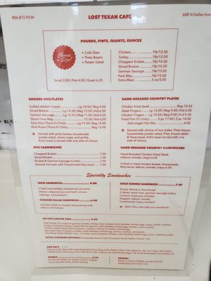 LOST TEXAN CAFE - 18 Photos & 43 Reviews - 608 N Dallas Ave, Lamesa ...