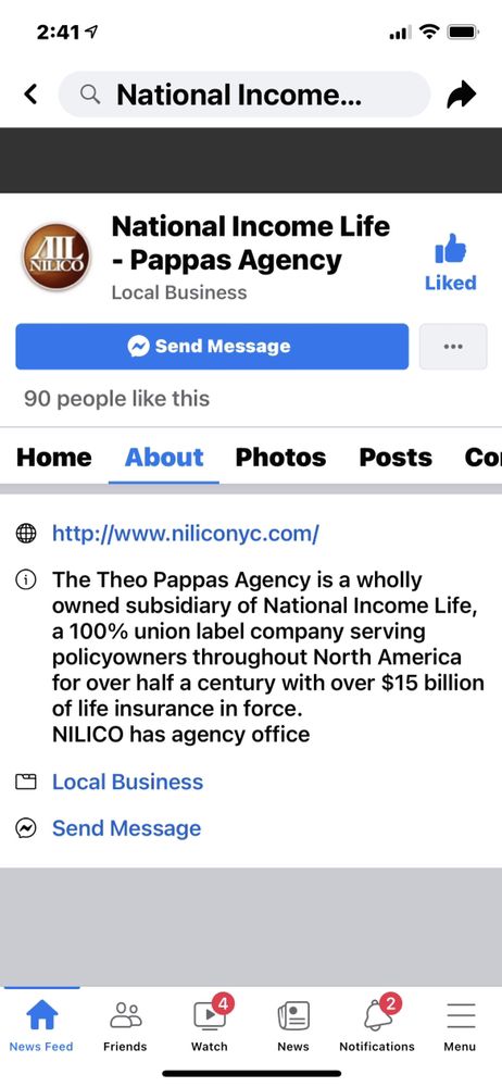 NATIONAL INCOME LIFE INSURANCE COMPANY - Updated May 2024 - New York ...