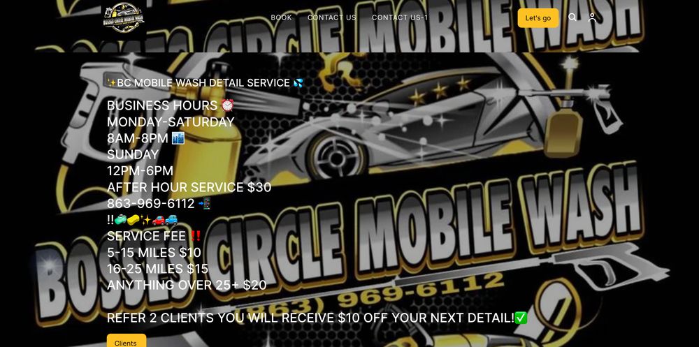 BOSSES CIRCLE MOBILE WASH - Updated August 2025 - Request a Quote - 36 ...