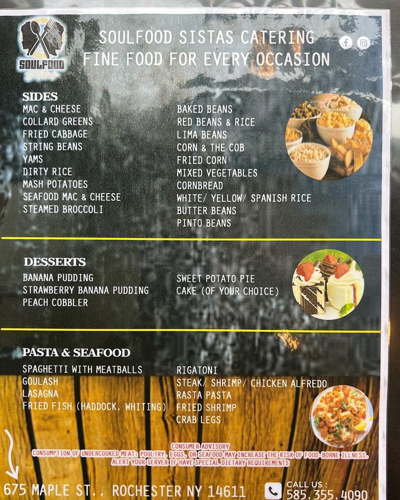 SOULFOOD SISTAS - Updated August 2025 - 675 Maple St, Rochester, New ...